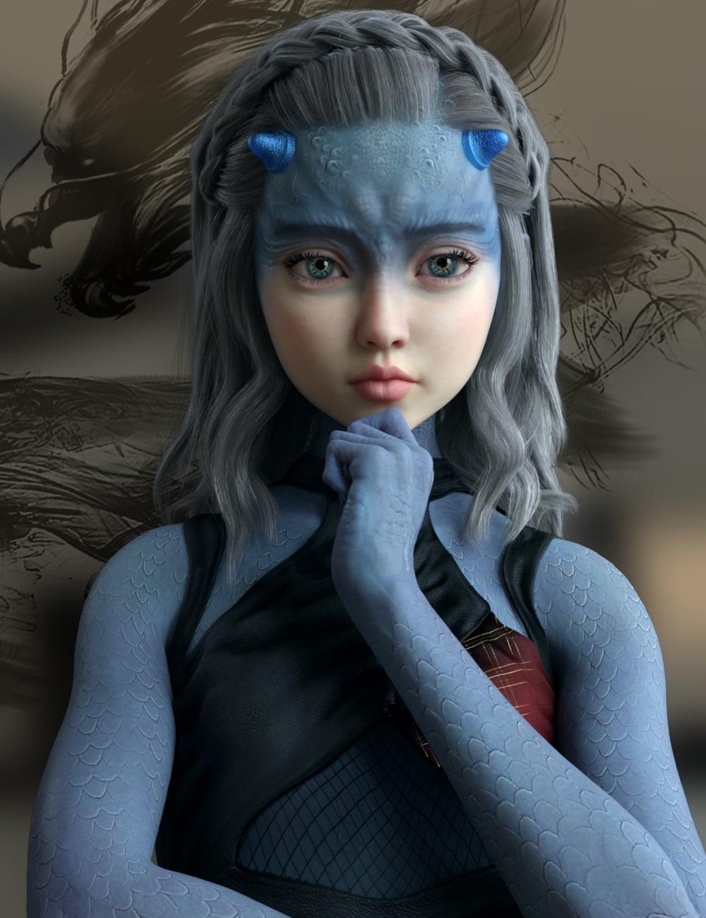 Vo Dragon Girl for Genesis 8.1 Female | Daz 3D