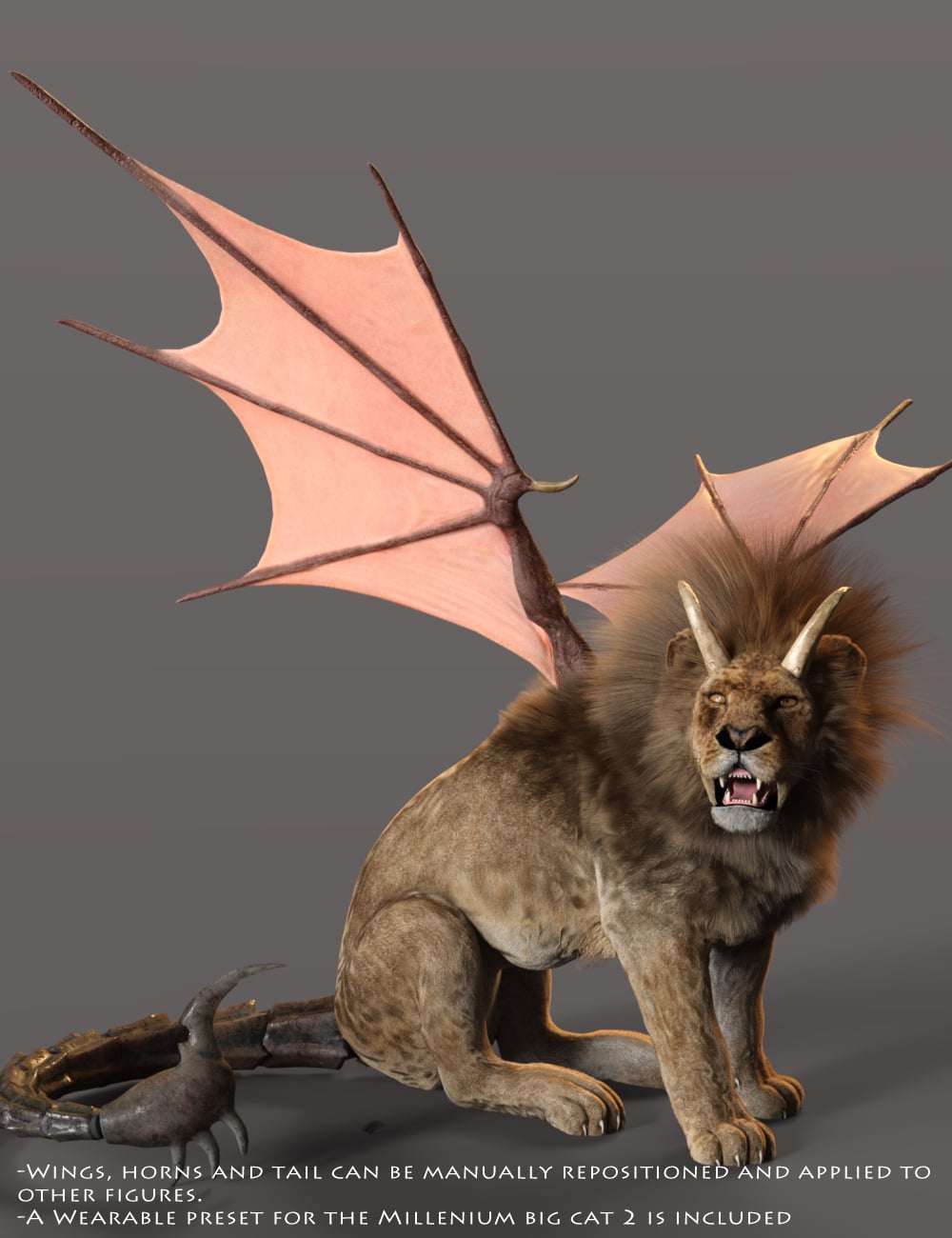 Manticore HD for Genesis 8.1 Male | Daz 3D