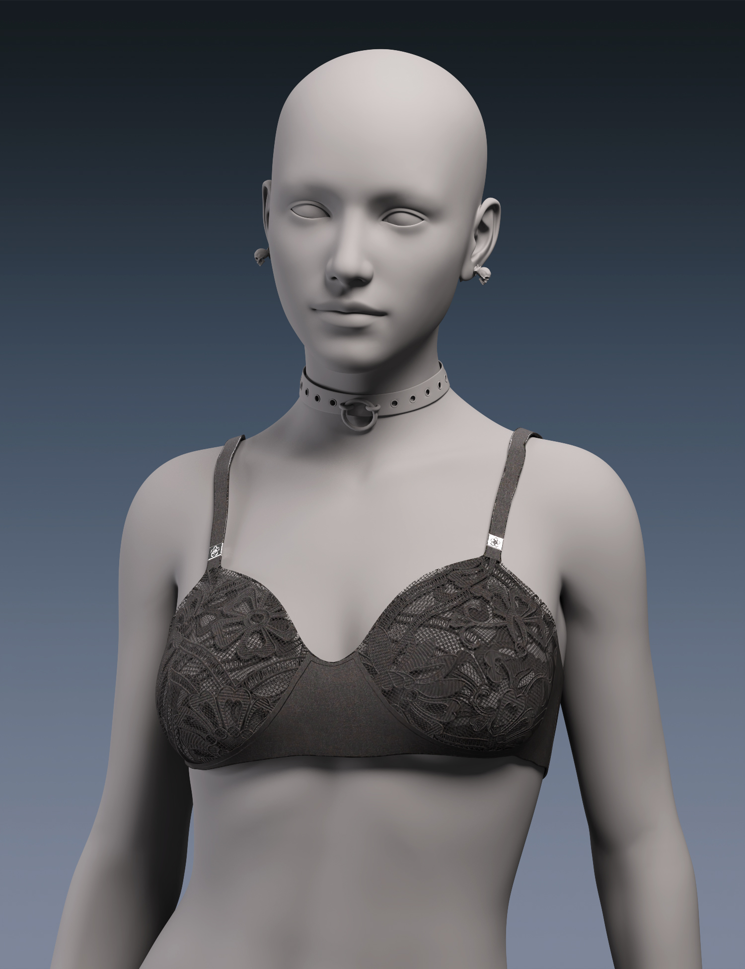 KuJ dForce Goth Punk Outfit for Genesis 8 and 8.1 Females | Daz 3D