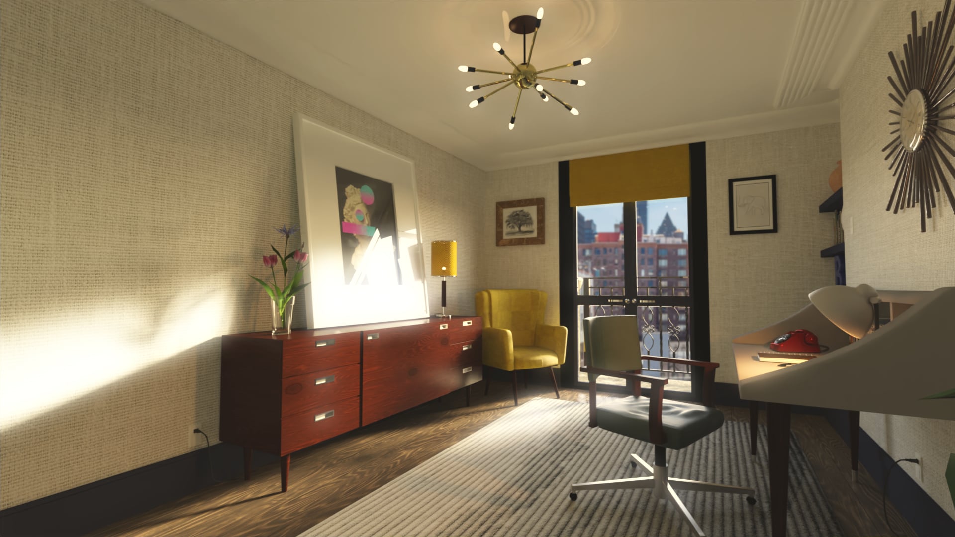Boston Home Office | Daz 3D