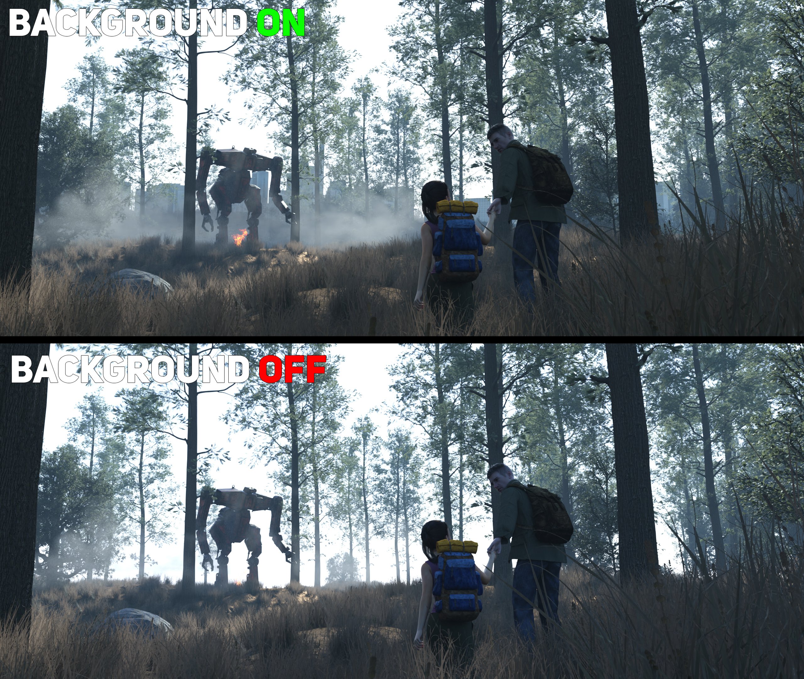 Parallax Backgrounds | Daz 3D