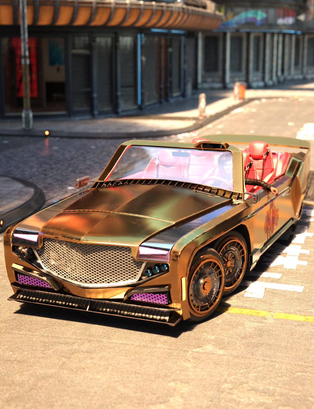 Cyberpunk City Mega Bundle | Daz 3D