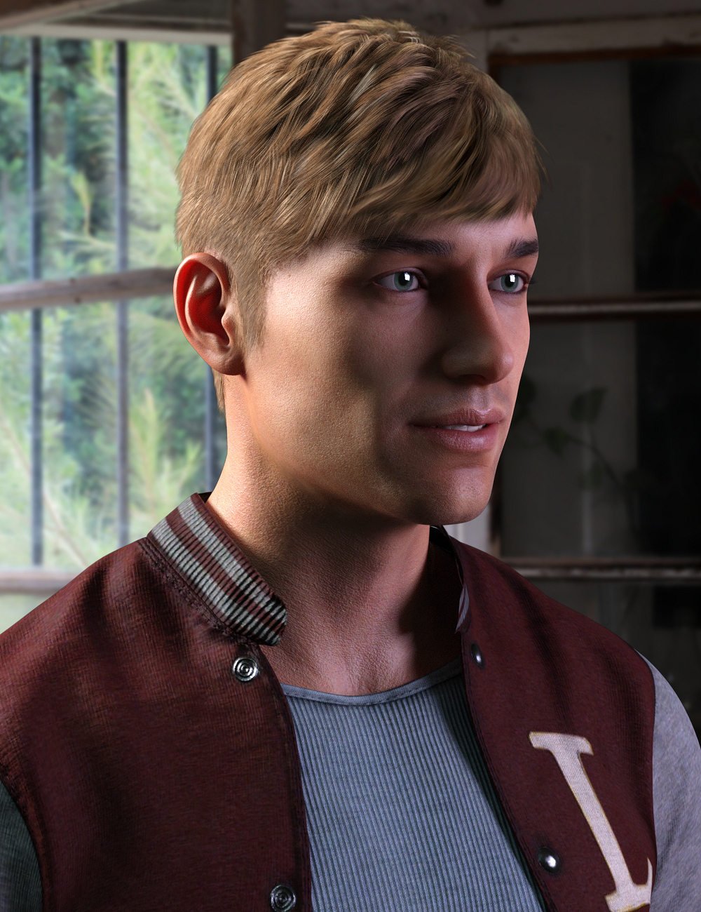 Stylish Male Hair Bundle | Daz 3D