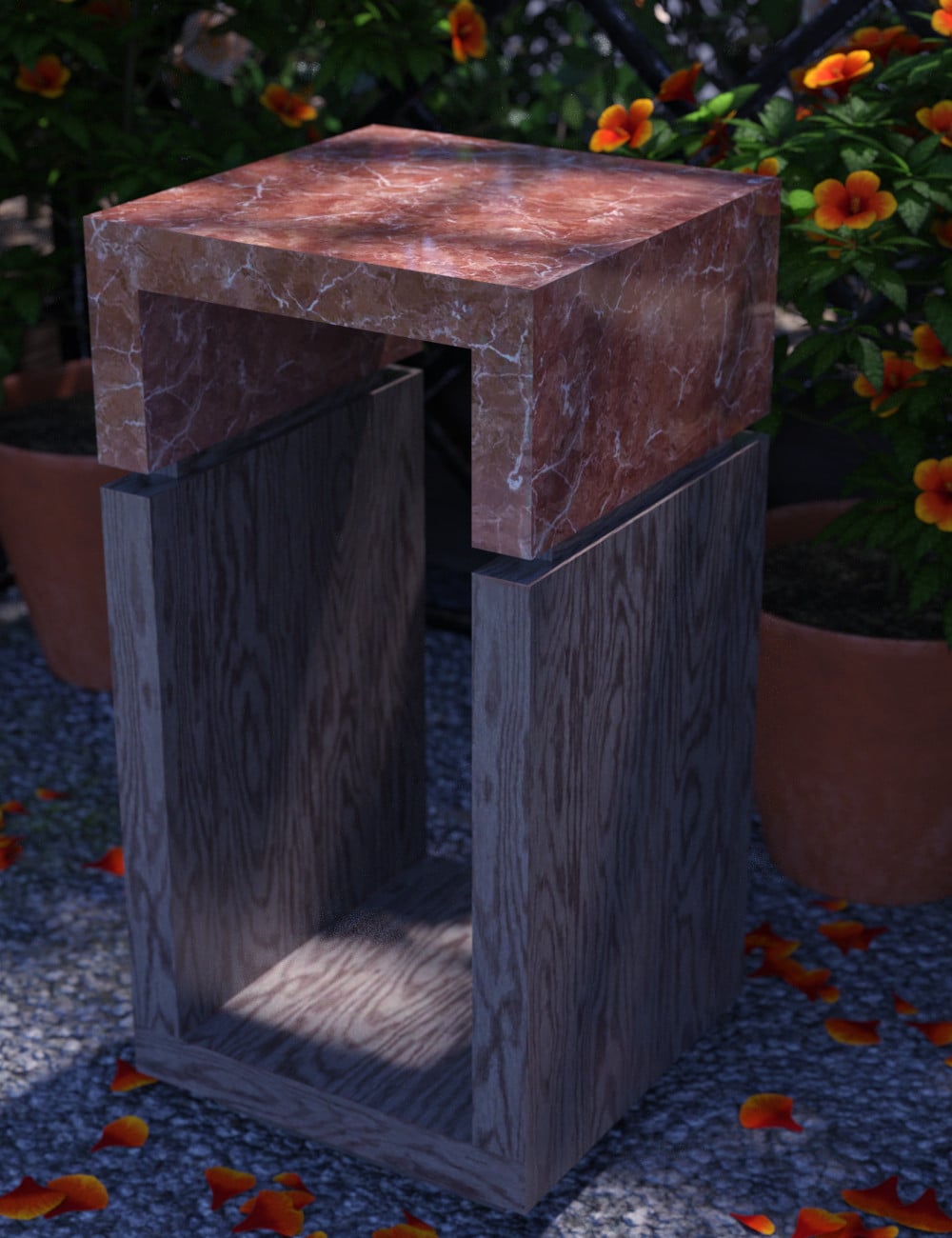 Contemporary Plinths | Daz 3D