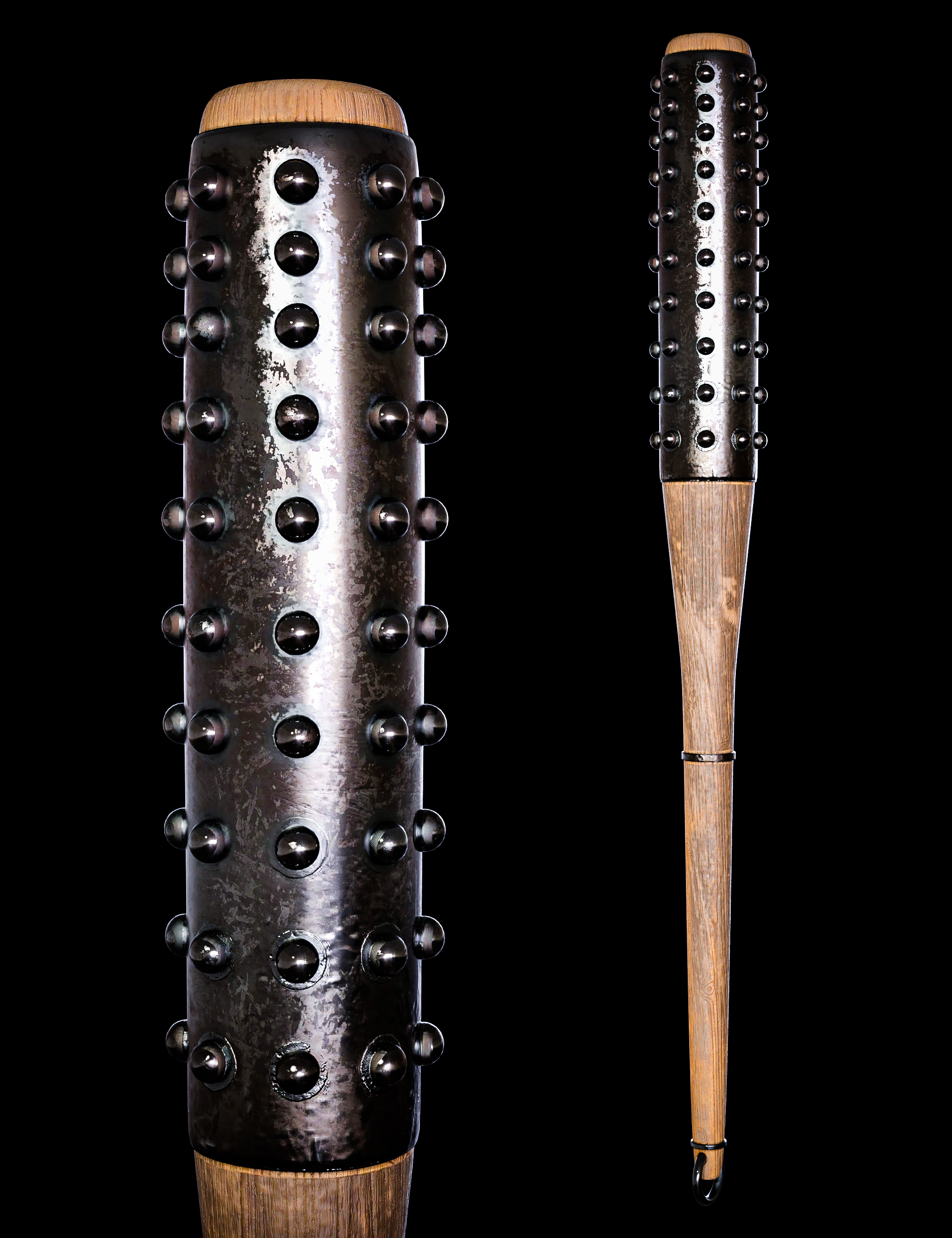 BW Wooden Mace Set 01 for Genesis 8 and 8.1 | Daz 3D