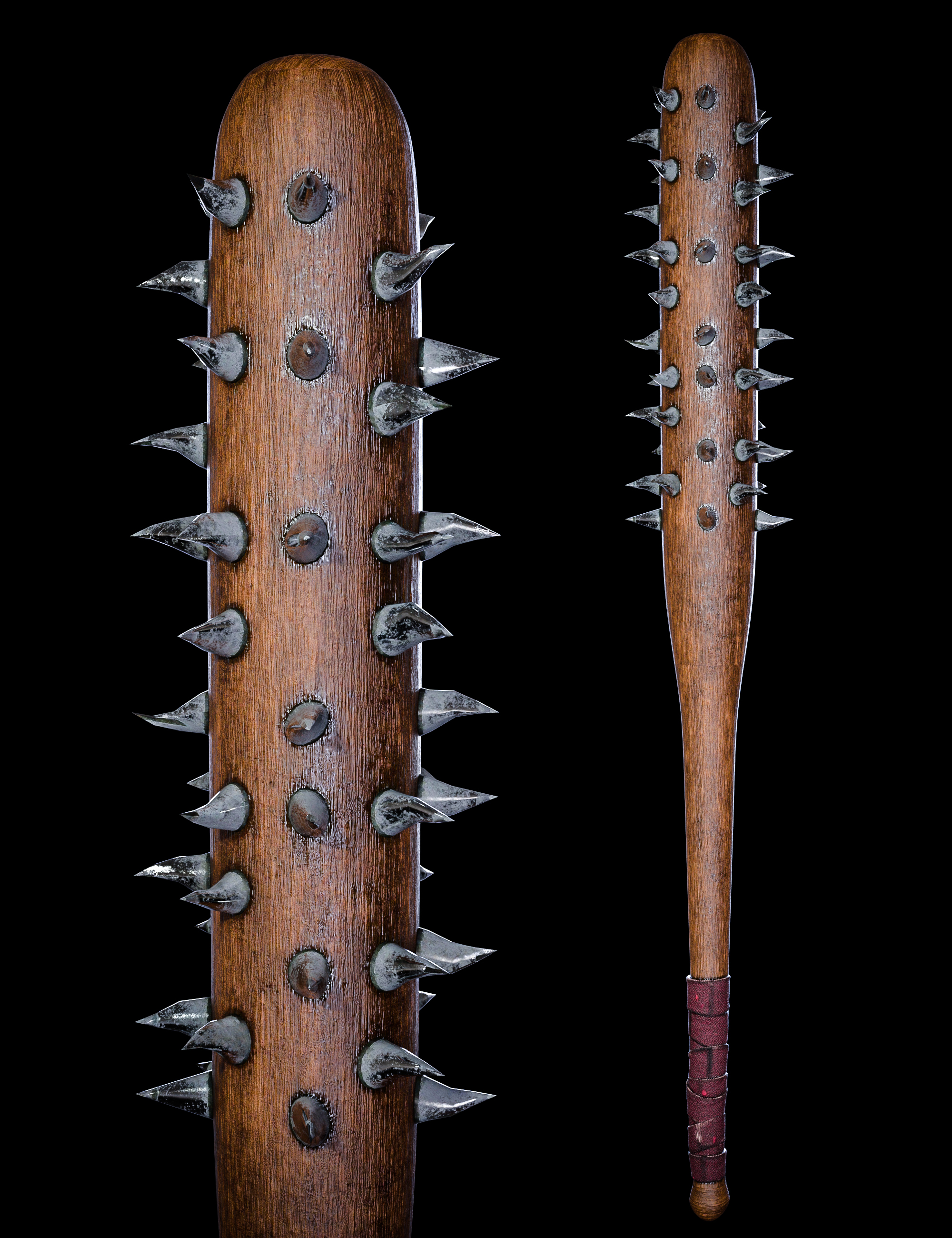 BW Wooden Mace Set 01 for Genesis 8 and 8.1 | Daz 3D