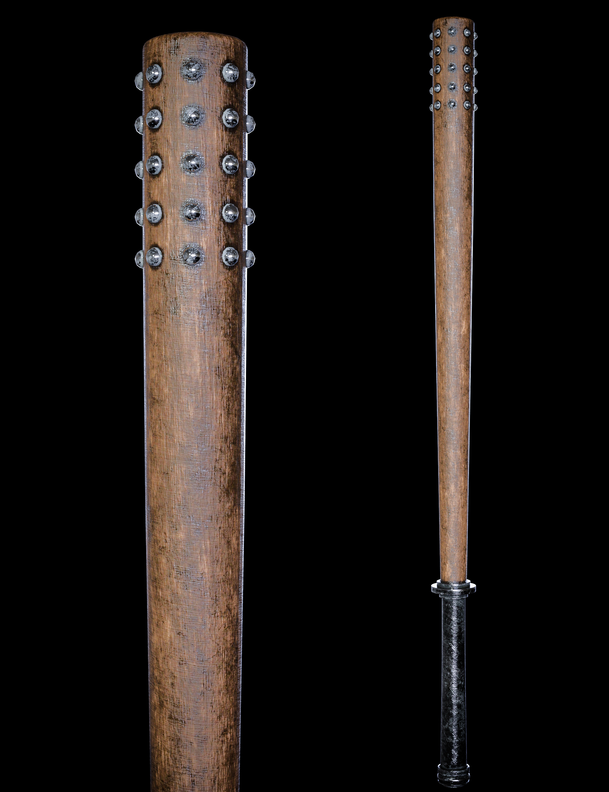 BW Wooden Mace Set 01 for Genesis 8 and 8.1 | Daz 3D