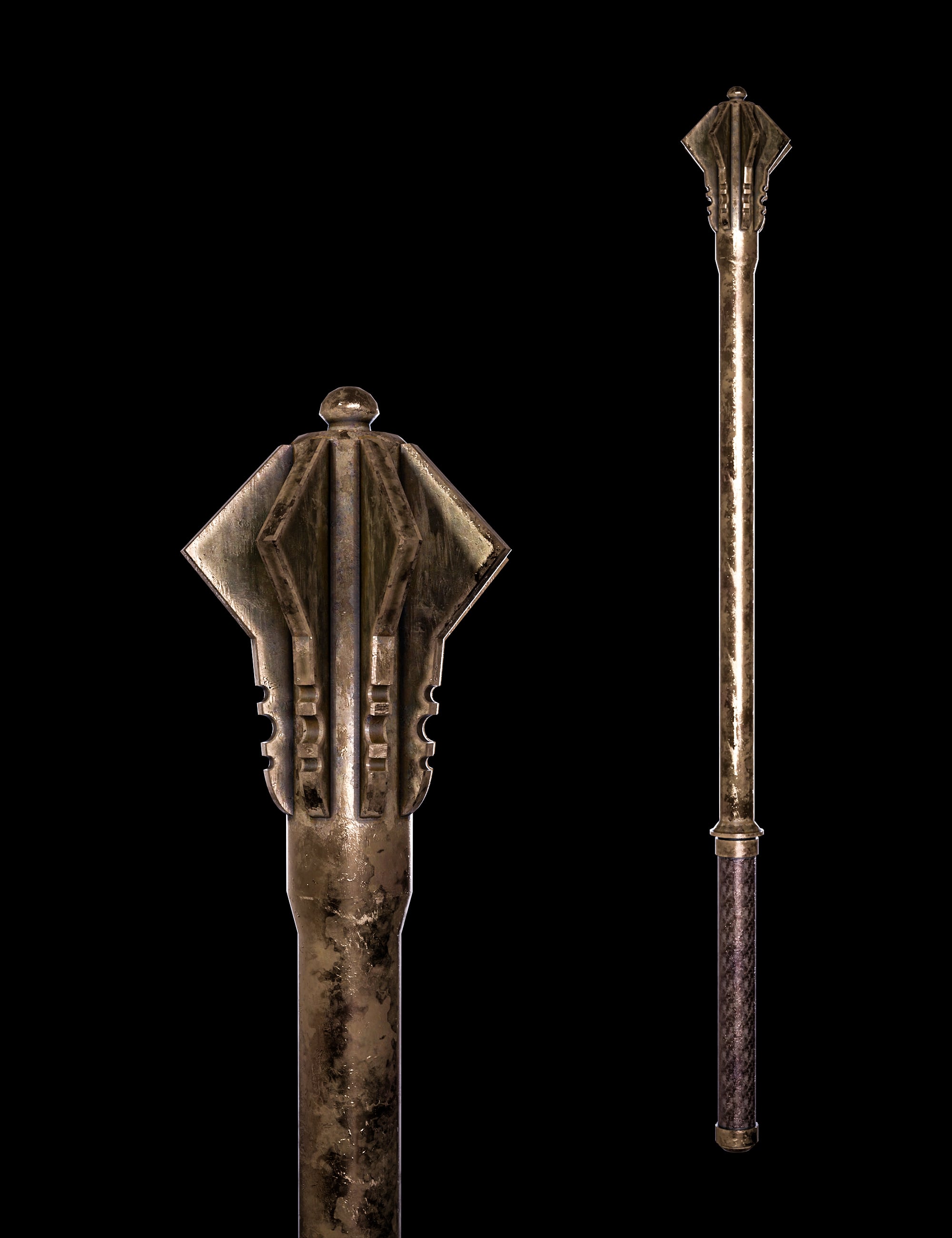 BW Iron Mace Set 03 for Genesis 8 and 8.1 | Daz 3D