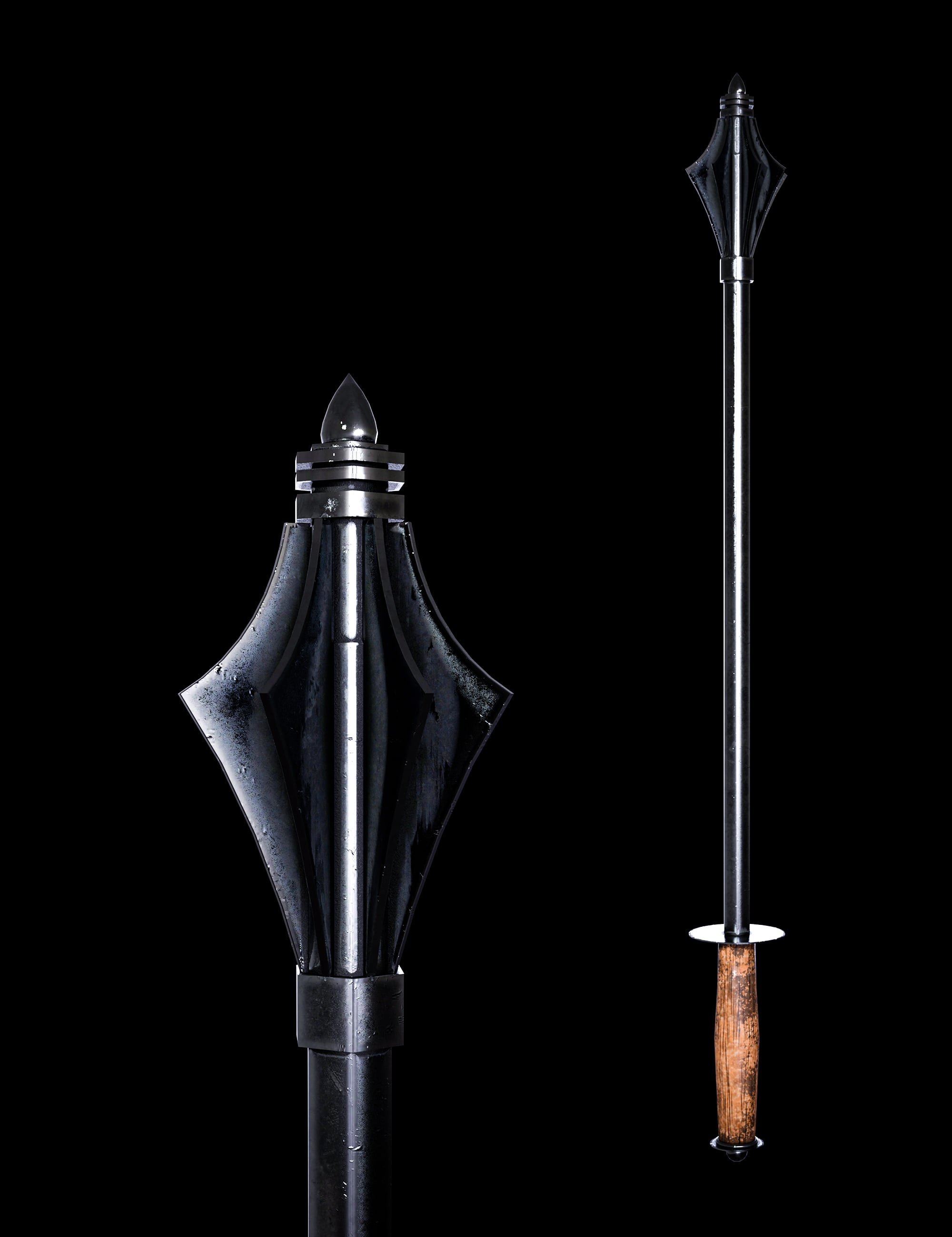 BW Iron Mace Set 03 for Genesis 8 and 8.1 | Daz 3D