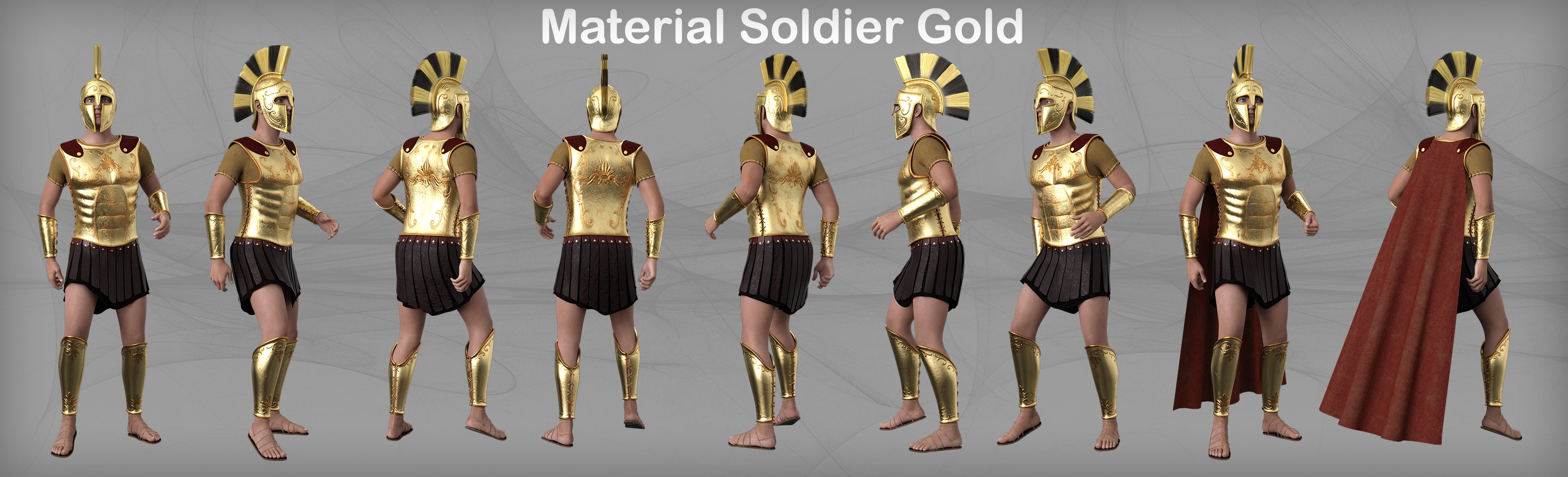 MD Myrmidons Armor Textures | Daz 3D