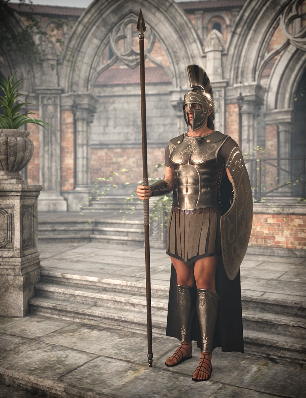 Achilles and the Myrmidons Armor Bundle | Daz 3D