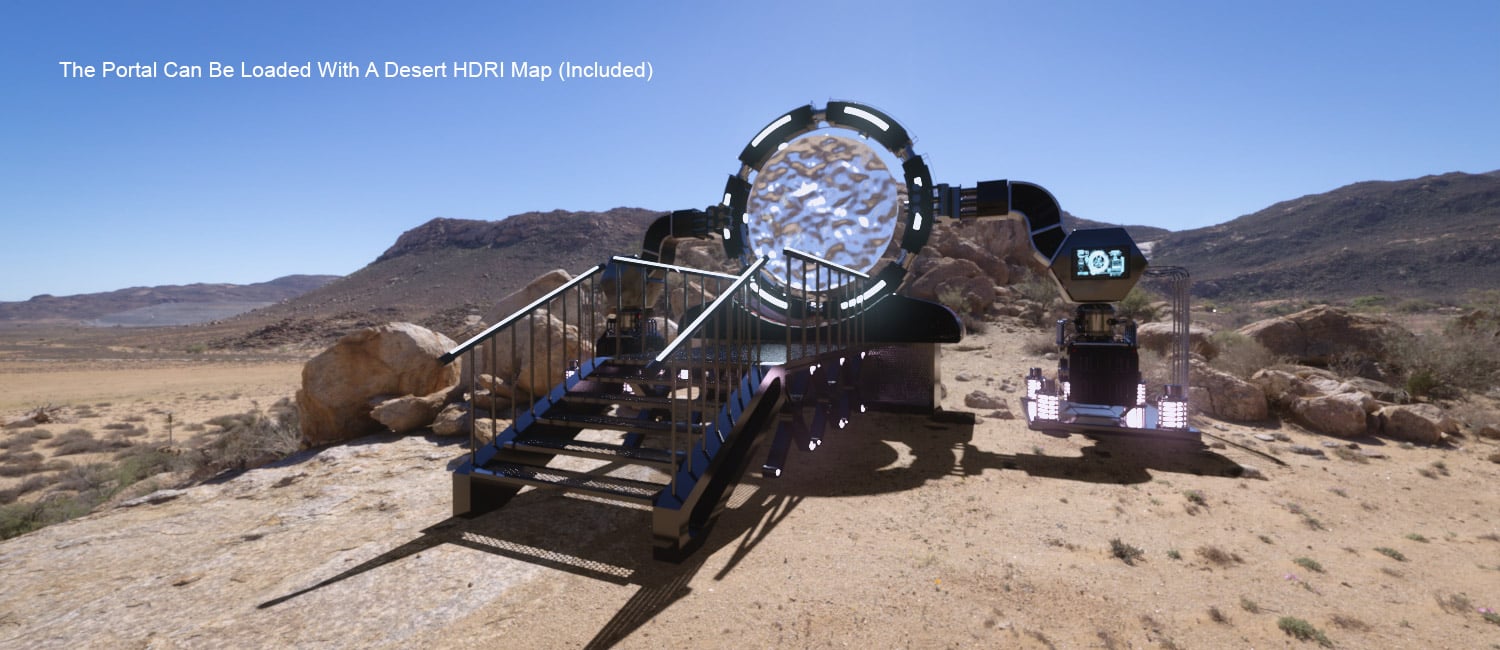 Dimensional Portal Chamber | Daz 3D