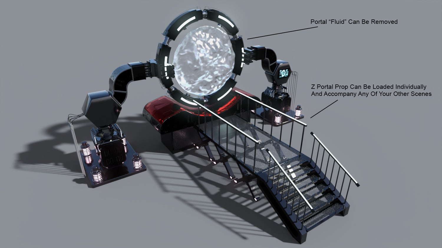 Dimensional Portal Chamber | Daz 3D