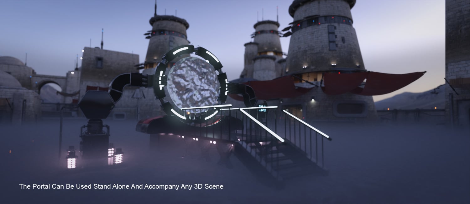 Dimensional Portal Chamber | Daz 3D