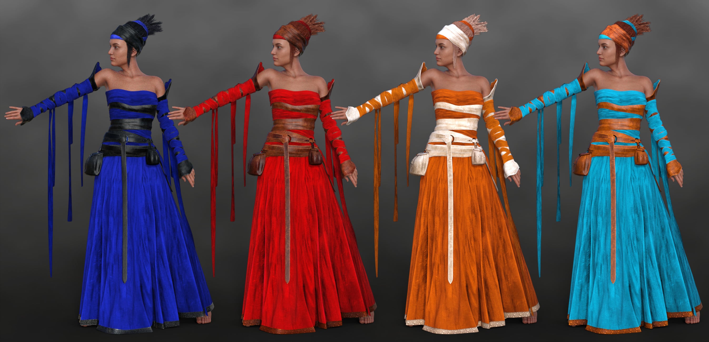 dForce Angeloi Outfit Bundle | Daz 3D