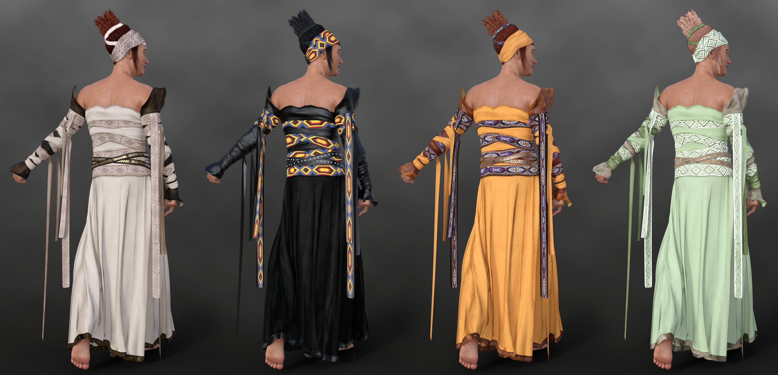 dForce Angeloi Outfit Bundle | Daz 3D