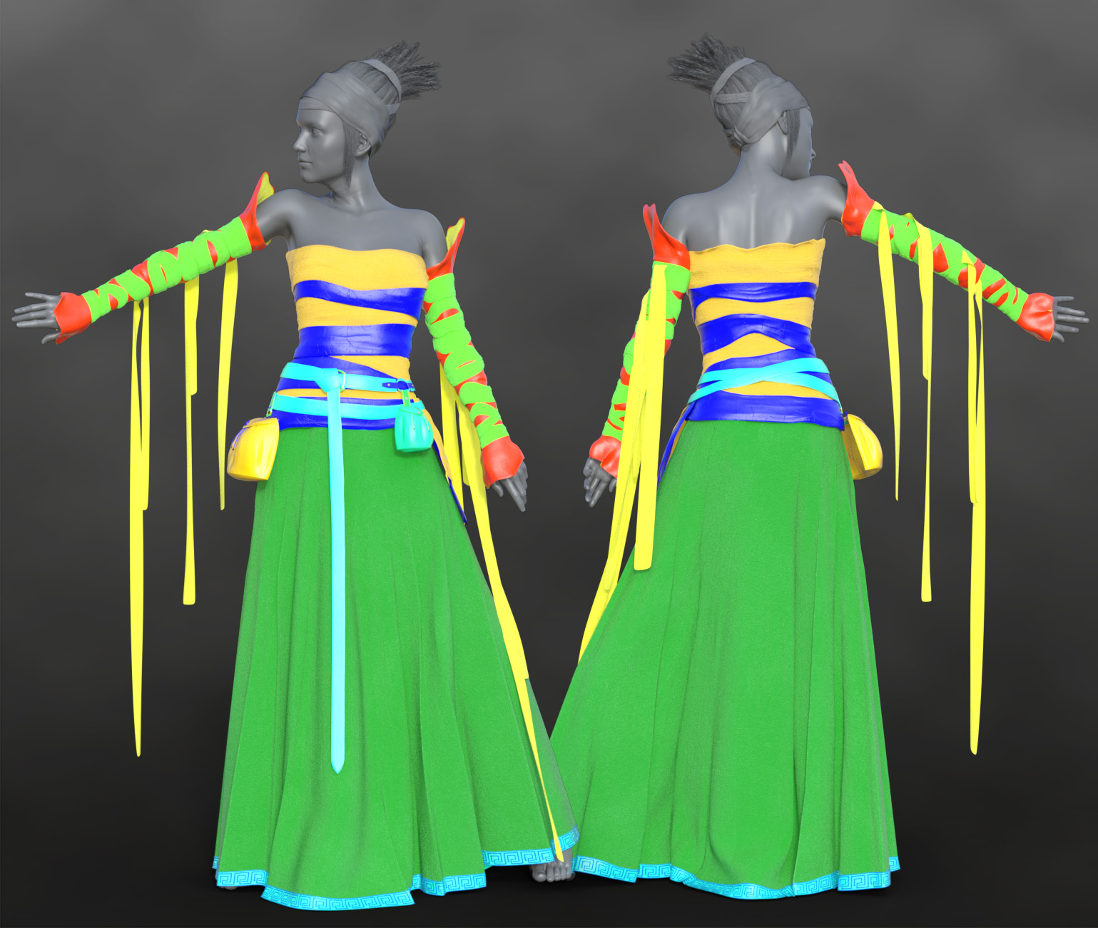 dForce Angeloi Outfit Bundle | Daz 3D