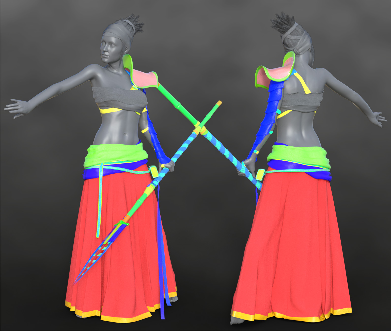 dForce Angeloi Outfit Bundle | Daz 3D