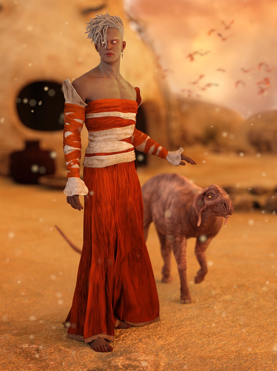 dForce Angeloi Outfit Bundle | Daz 3D