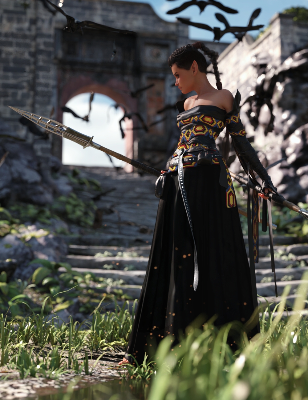 dForce Angeloi Outfit Bundle | Daz 3D