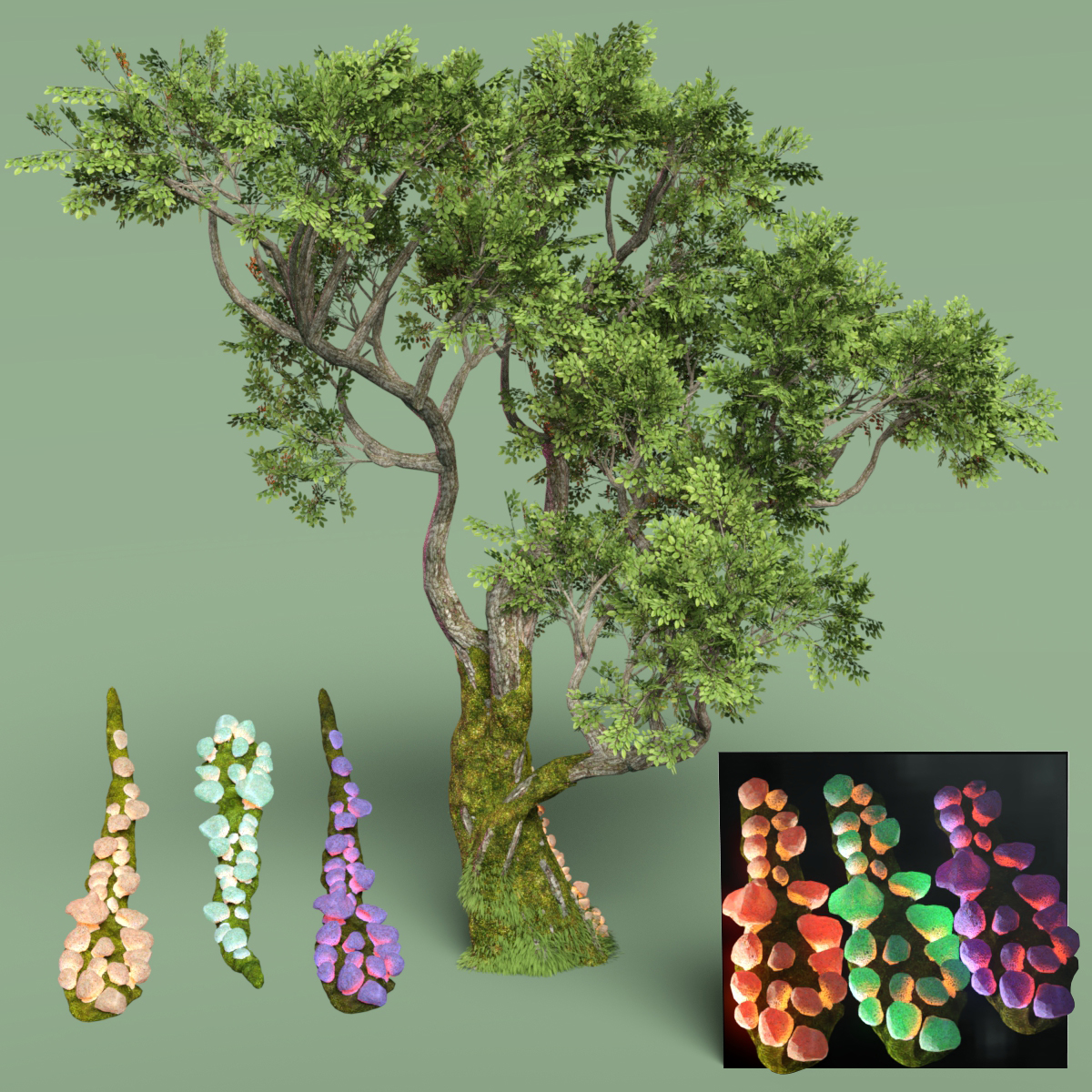 Valley Trees | Daz 3D