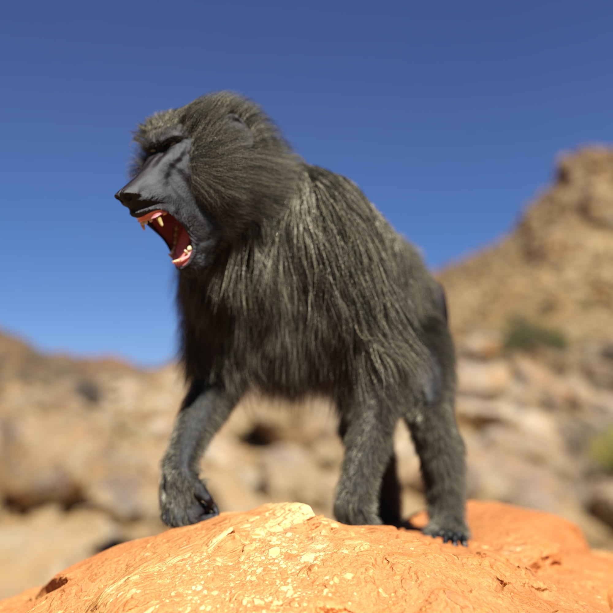 Baboon by AM for Genesis 8 Male | Daz 3D
