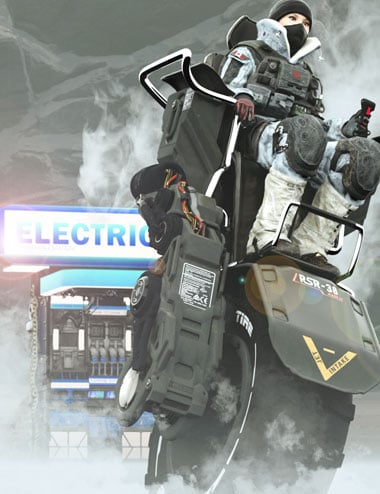 Sci-fi Charging Station Unit | Daz 3D