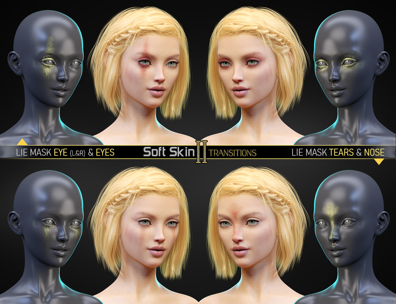 Soft Skin Transitions 2 for Genesis 8 and 8.1 Females | Daz 3D