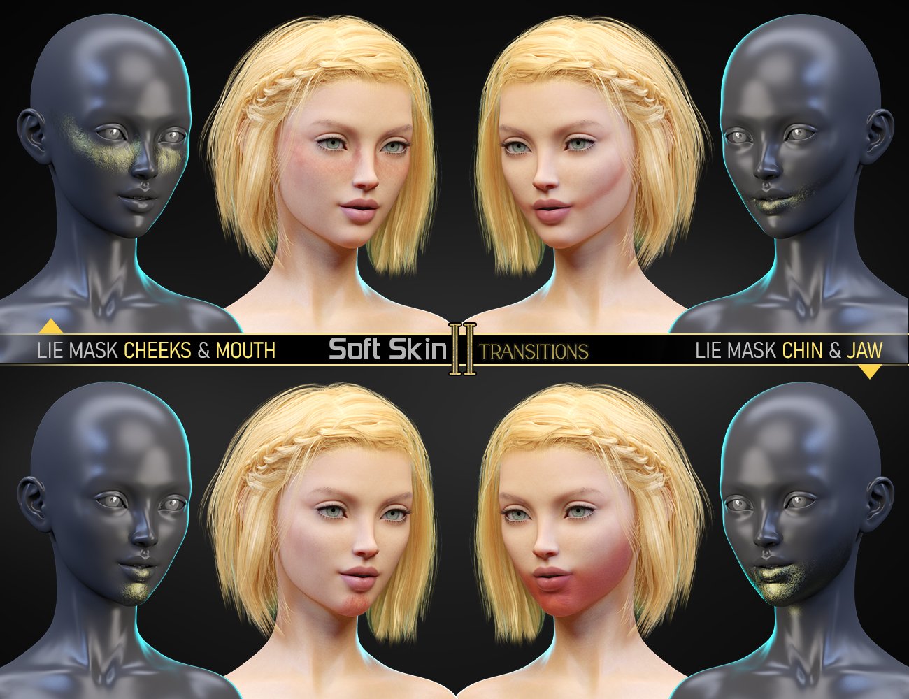 Soft Skin Transitions 2 for Genesis 8 and 8.1 Females | Daz 3D