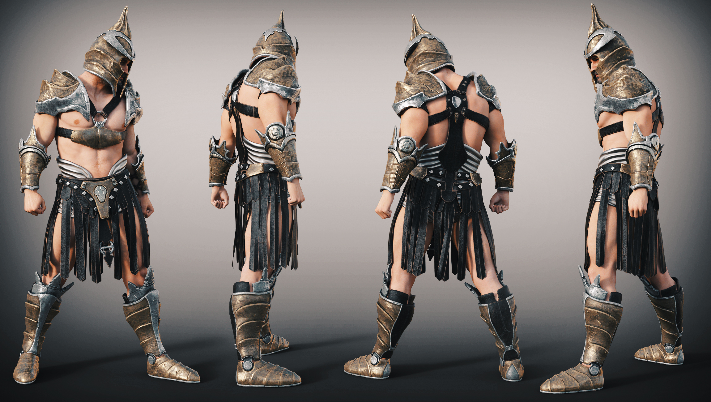 dForce Ares War Outfit for Genesis 8 and 8.1 Male | Daz 3D