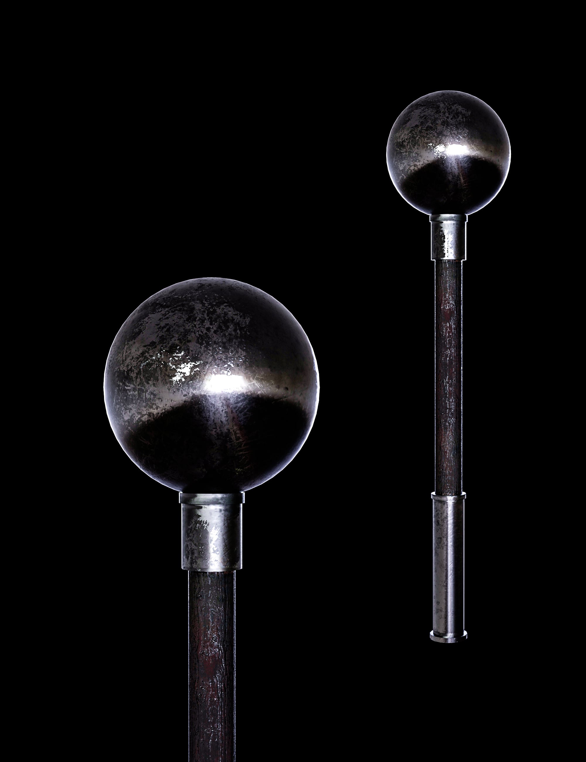 BW Wooden Mace Set 02 for Genesis 8 and 8.1 | Daz 3D