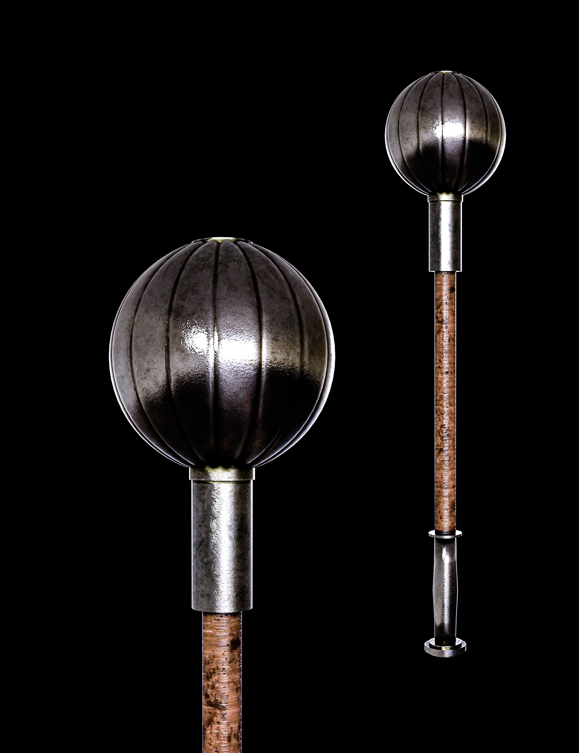 BW Wooden Mace Set 02 for Genesis 8 and 8.1 | Daz 3D