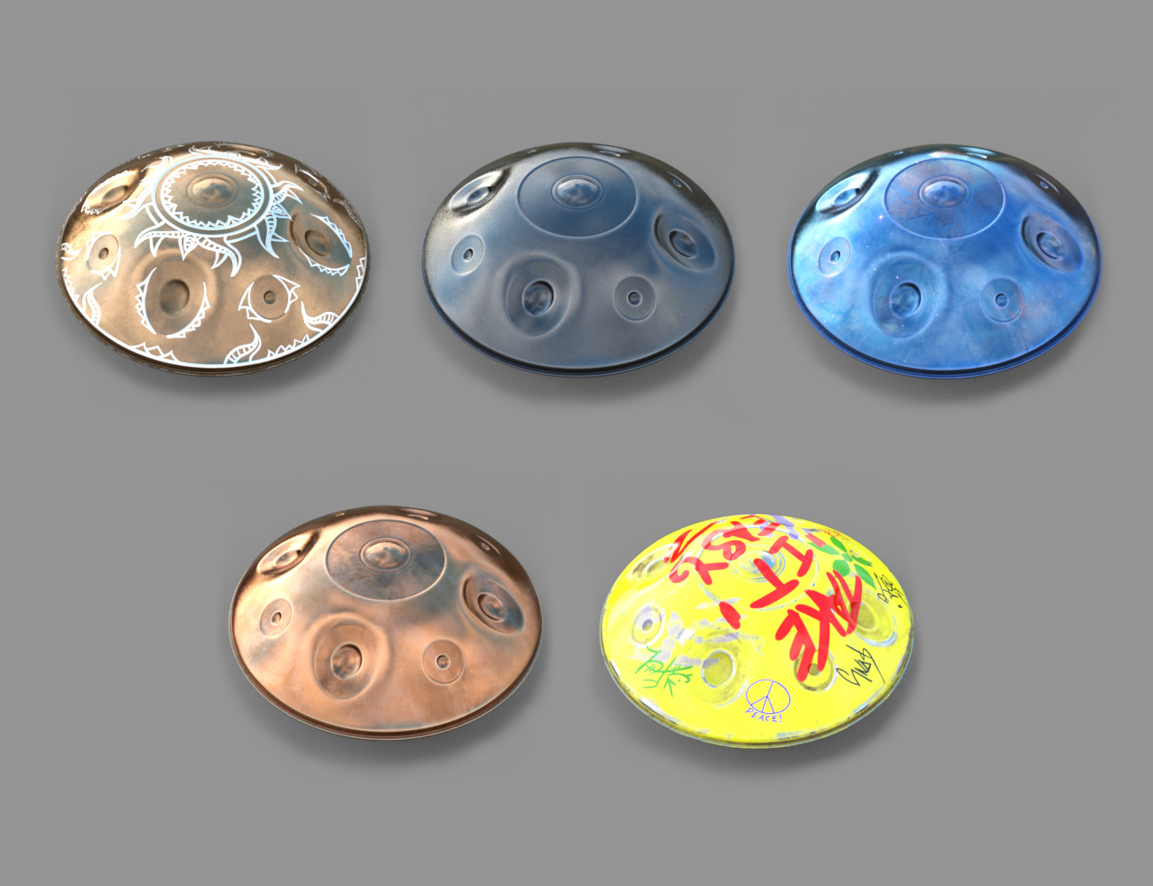 Traditional Handpans | Daz 3D