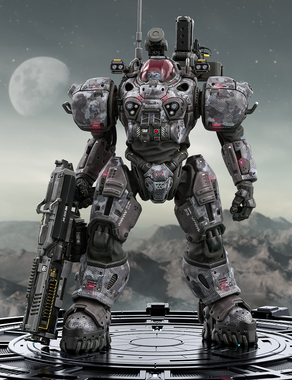 Alpha Loadout for Dragonhide PCS | Daz 3D