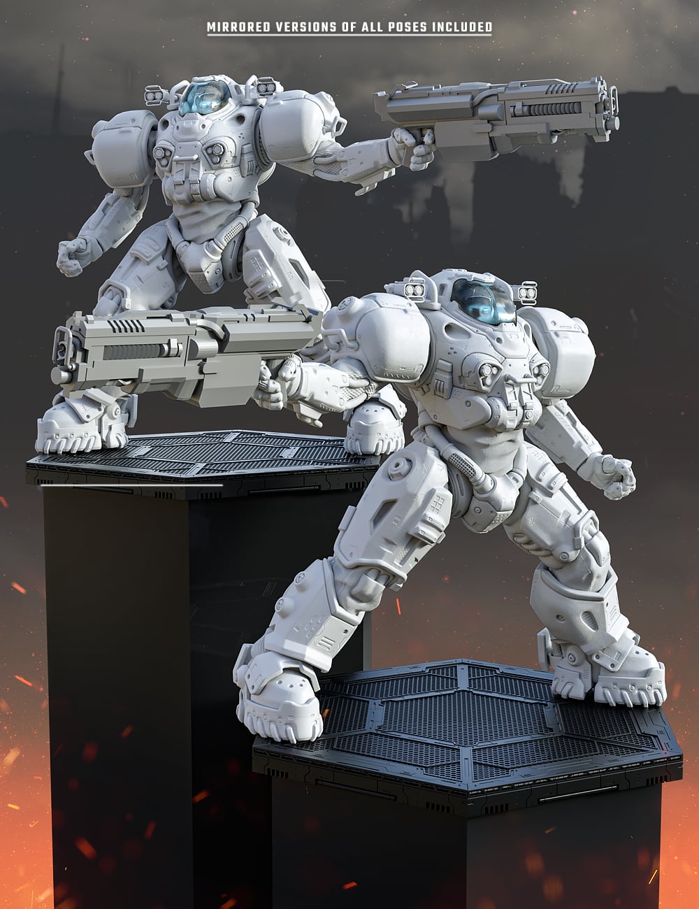 Dragonhide Poses for Dragonhide PCS | Daz 3D