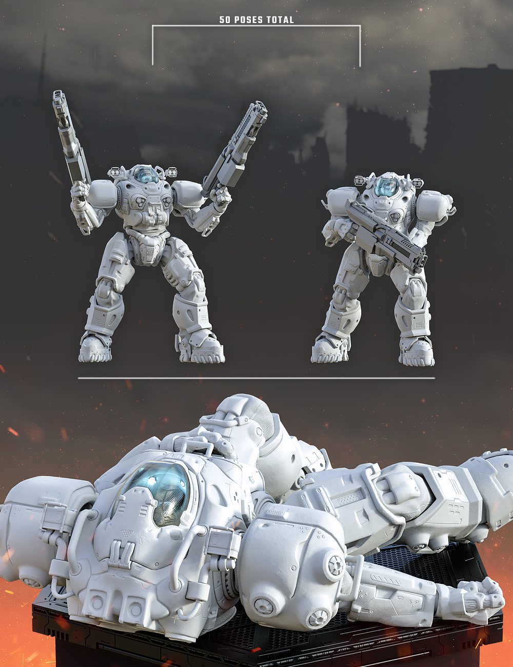 Dragonhide Poses for Dragonhide PCS | Daz 3D