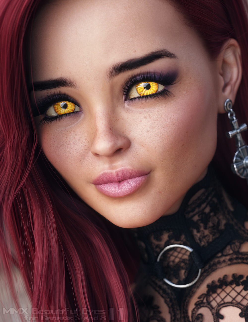 MMX Beautiful Eyes 11 for Genesis 3, 8, and 8.1 | Daz 3D