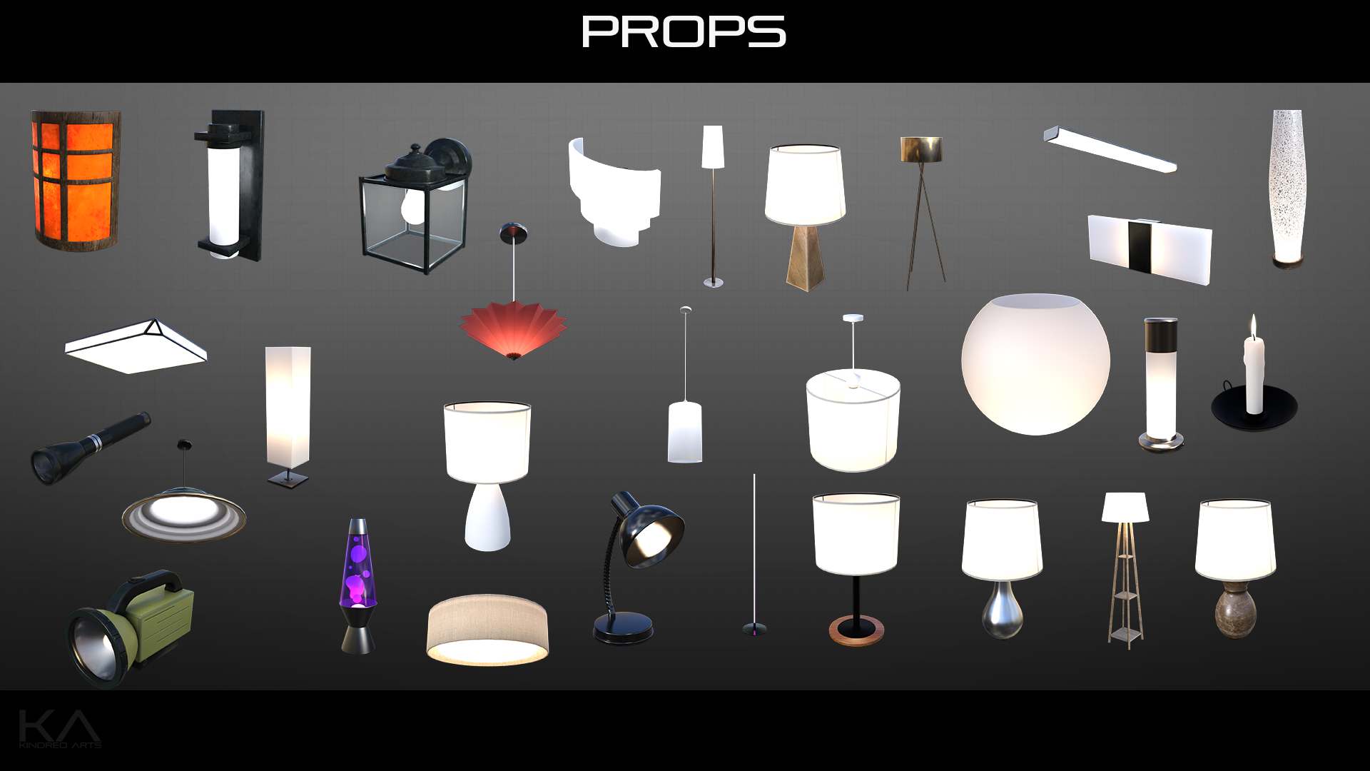Iray Ghost Light Prop Kit | Daz 3D