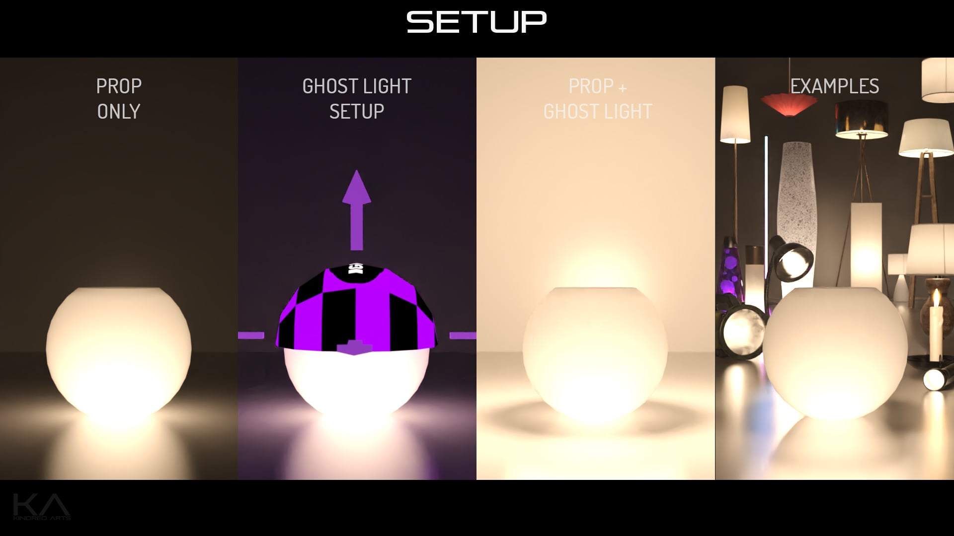 Iray Ghost Light Prop Kit | Daz 3D