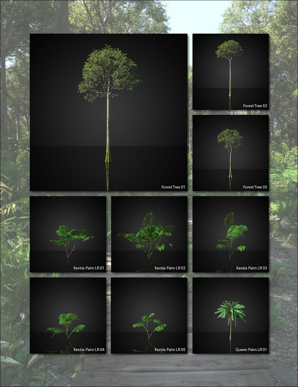 Tropical Botanica - Trees and Shrubs | Daz 3D