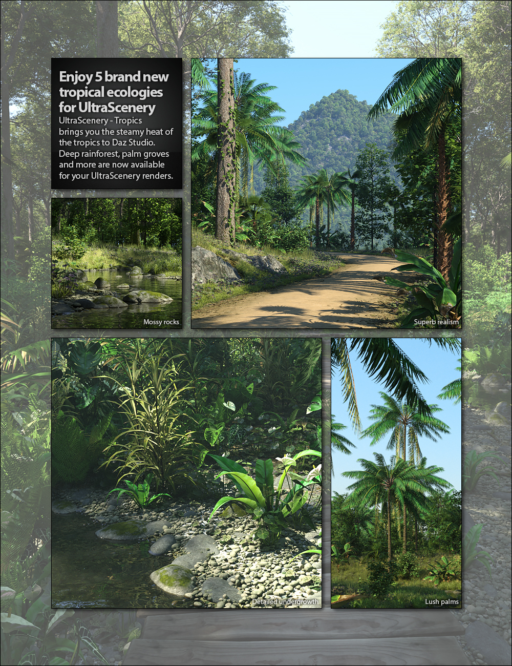 UltraScenery - Tropics | Daz 3D