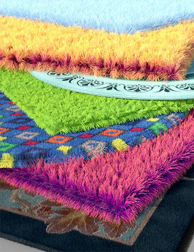 Fluffy Rugs | Daz 3D
