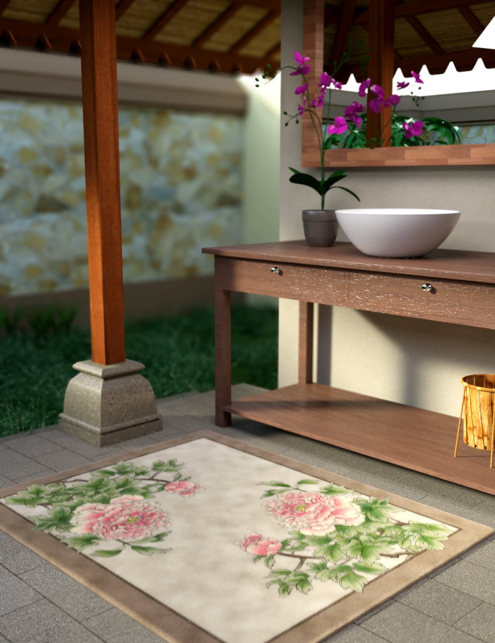 Fluffy Rugs | Daz 3D