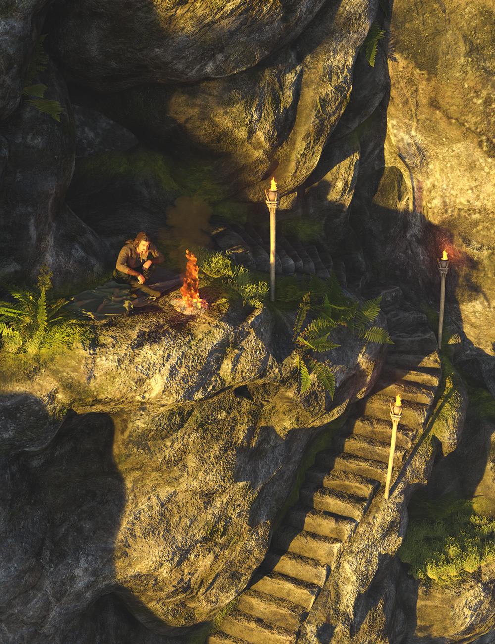 Endless Stairs | Daz 3D