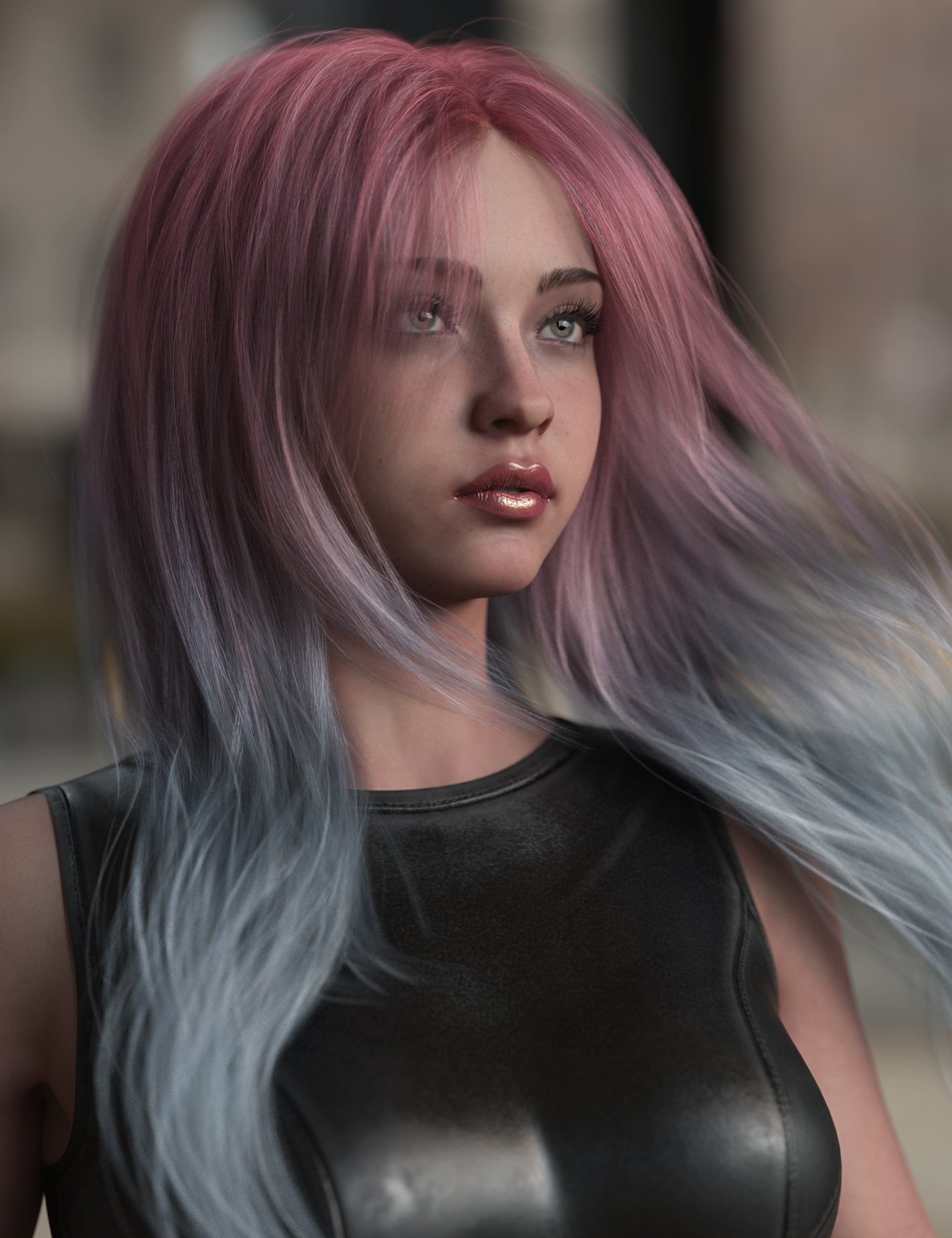 Layered Long Hair Texture Expansion | Daz 3D