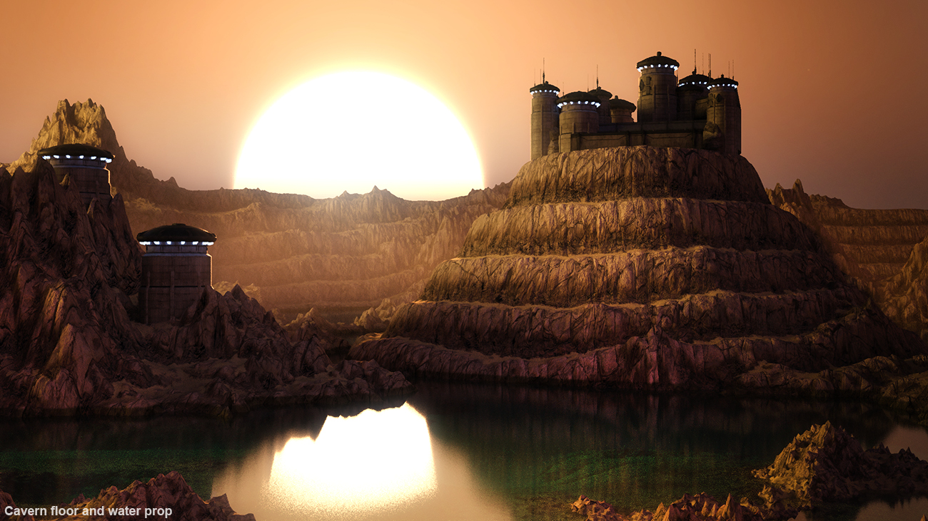 Mountain Cavern for UltraSceneryXT | Daz 3D