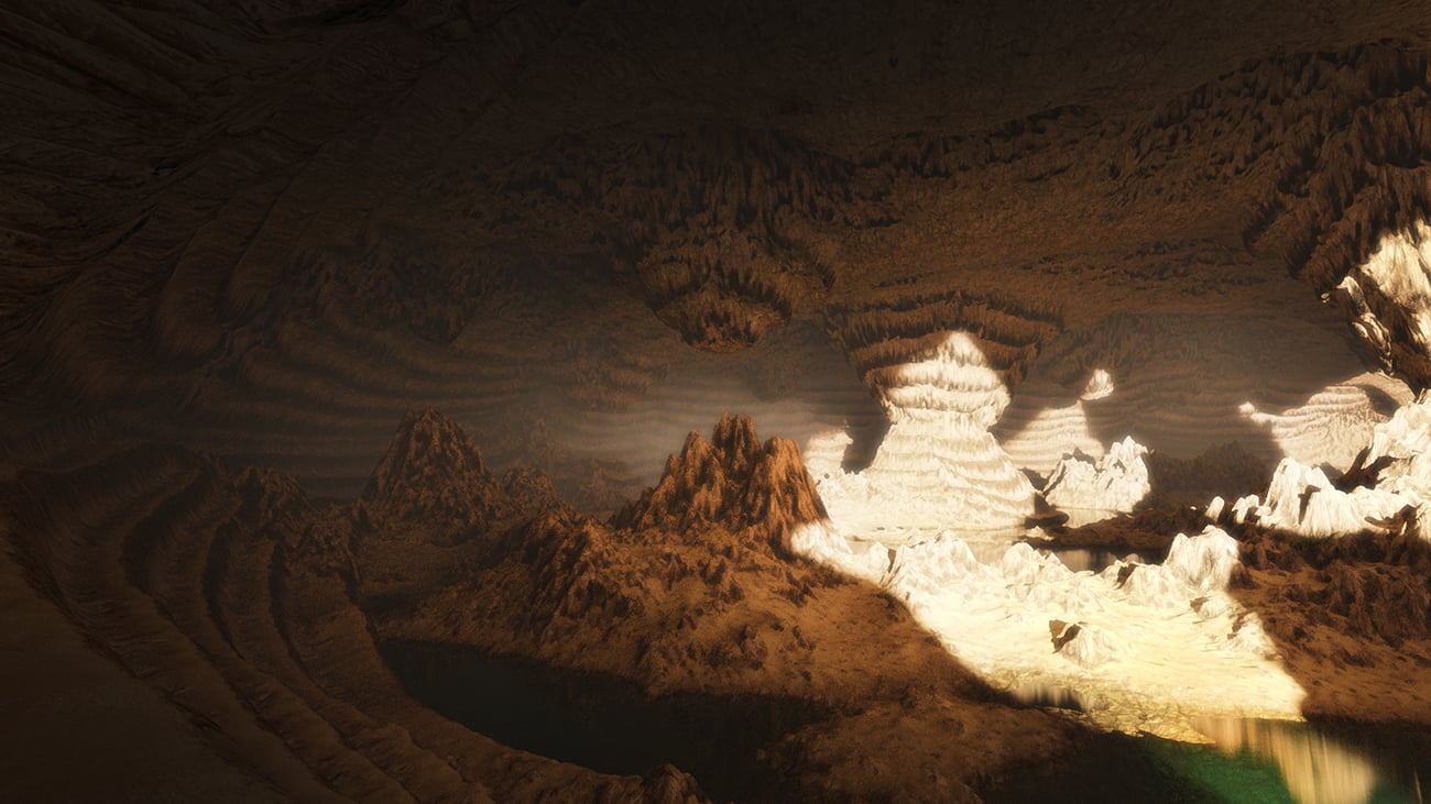 Mountain Cavern for UltraSceneryXT | Daz 3D