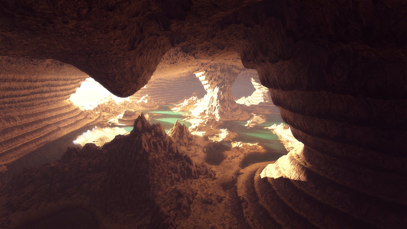Mountain Cavern for UltraSceneryXT | Daz 3D