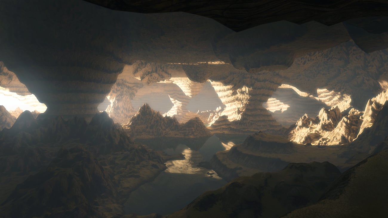 Mountain Cavern for UltraSceneryXT | Daz 3D