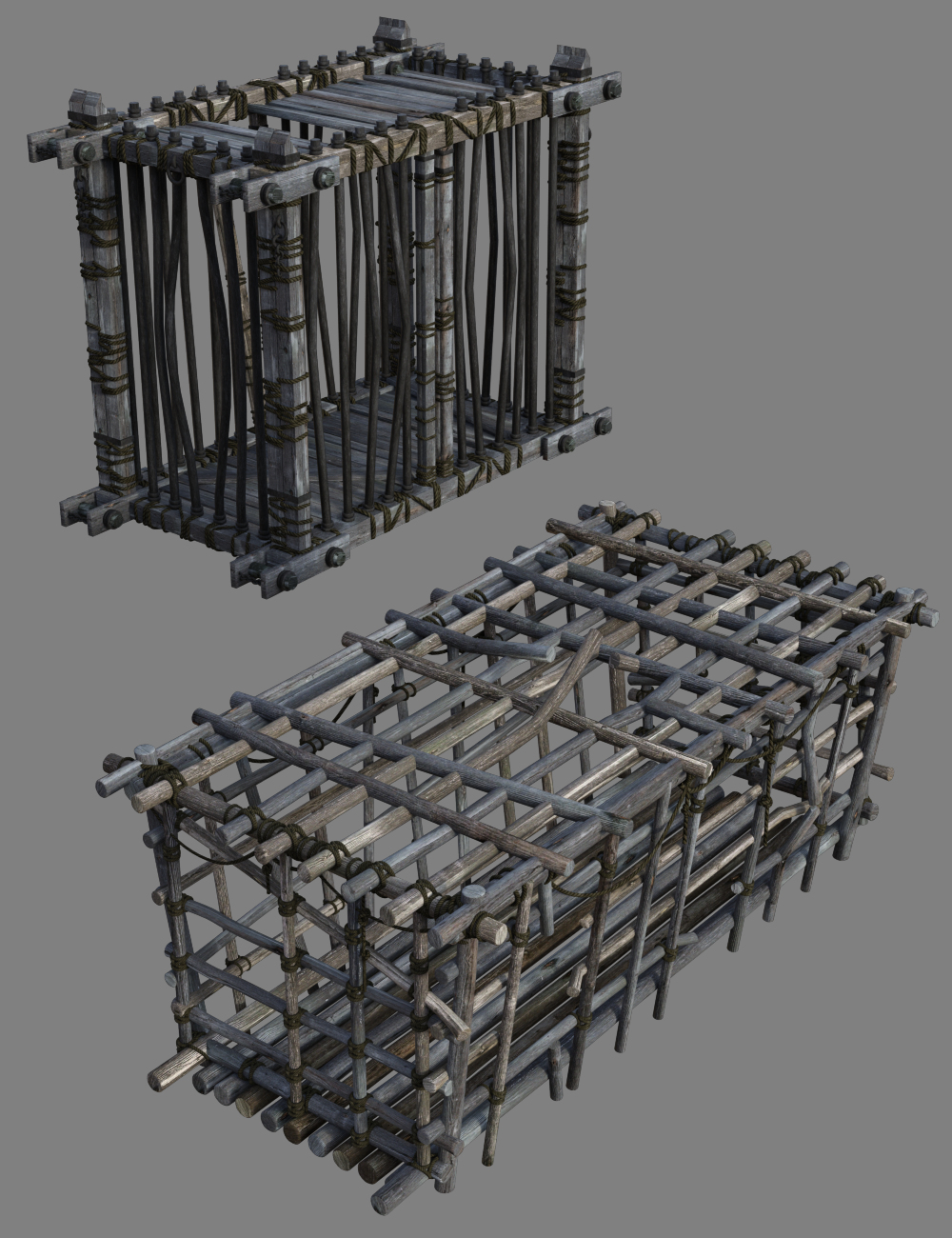 Medieval Cages | Daz 3D